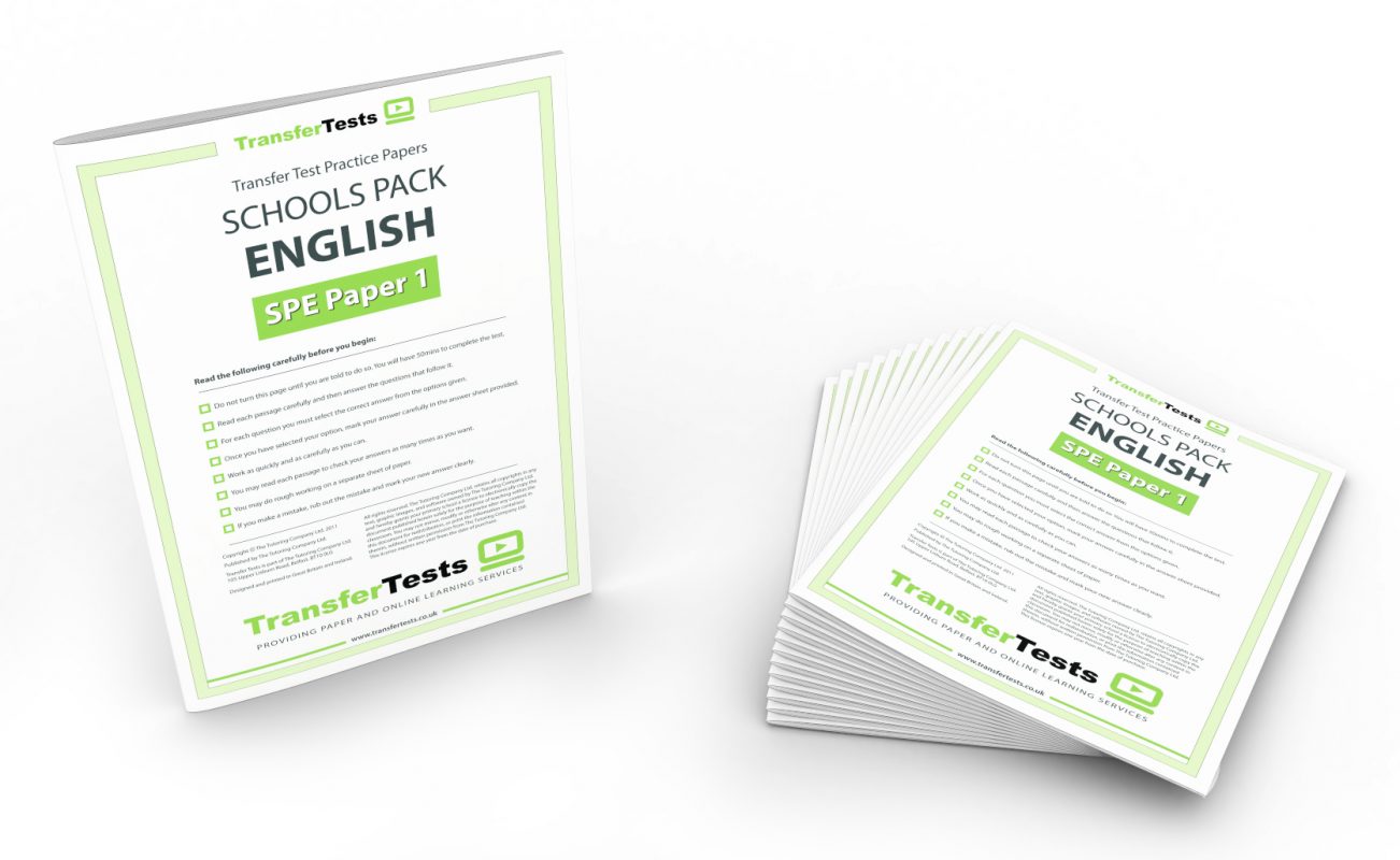 English Practice Papers | 10 Tests | 11 Plus Practice Questions